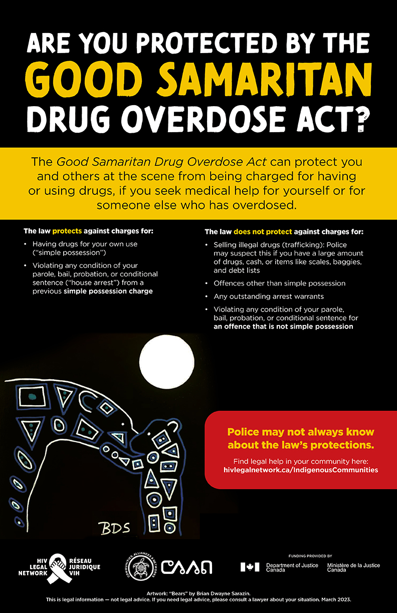 Good Samaritan Drug Overdose Act – Information for Indigenous ...